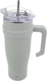 Nerezový termohrnek s brčkem TERMO 1,2 l, zelený