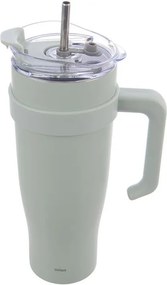 Nerezový termohrnek s brčkem TERMO 1,2 l, zelený