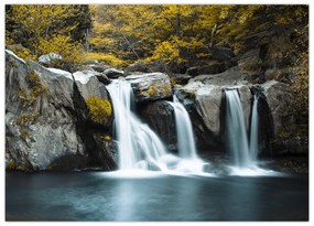 Obraz - Vodopády, Lushan, Čína (70x50 cm)