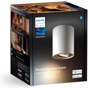 Philips - LED Stmívatelné bodové svítidlo Hue PILLAR 1xGU10/4,2W/230V bílá