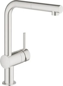 Grohe Minta dřezová baterie s vytahovací sprškou supersteel 32168dc0 G32168DC0