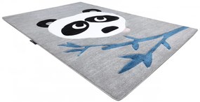 Dywany Łuszczów, Dětský kusový koberec Petit Panda grey, 140x190, šedá, dětský pokoj