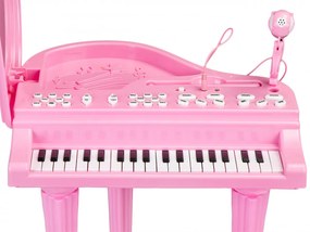 Dětské piano s mikrofonem Tinny růžové