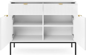 PSK Komoda NEMO KSZ104, Bílá 104 cm Dekor nohou: Černé