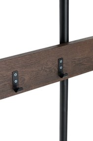 Hnědá kovová předsíňová sestava 100x150x25 cm Gilda – Ellos Home