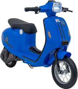 Elektrický skútr Retro 23 modrý