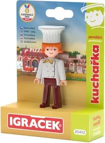 EFKO Figurka Igráček Kuchařka / Řada Povolání / kuchyňské náčiní 4 ks