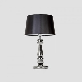 4concepts Designová stolní lampa PETIT TRIANON PLATINUM Barva: Černo-bílá