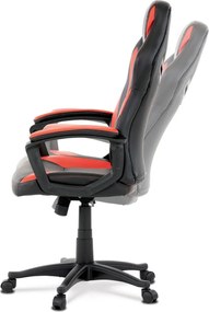 Autronic Herní židle  KA-Y209 RED, červená/černá ekokůže