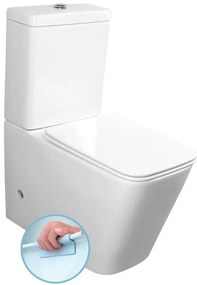 Sapho, PORTO WC kombi mísa s nádržkou Rimless , spodní/zadní odpad