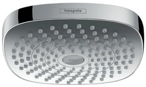 Hansgrohe Croma Select E - Horní sprcha 180 2jet EcoSmart 9 l / min, bílá / chrom 26528400