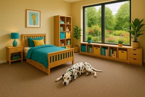 Condor Carpets, Metrážový koberec Udinese hnědý - neúčtujeme odřezky z role, na míru, šíře 4m, hnědá, filc, chodba / předsíň