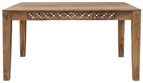 Indický nábytek - Jídelní stůl Mira 140x90 z indického masivu palisandr Natural