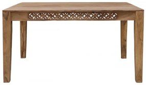 Indický nábytek - Jídelní stůl Mira 140x90 z indického masivu palisandr Super natural