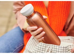 Tmavě šedá nerezová lahev 500 ml Titanium – Mepal