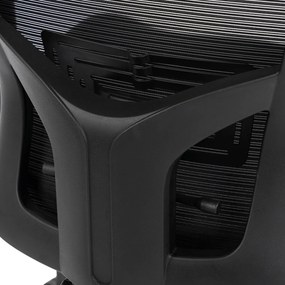Ergonomická kancelářská židle MERTON - šedá síťovina