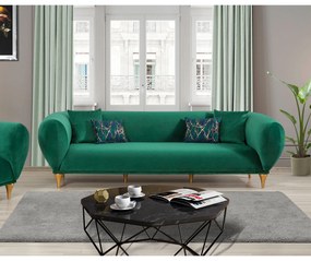 Hanah Home Třímístná pohovka MEBLON zelená 867UNQ1554