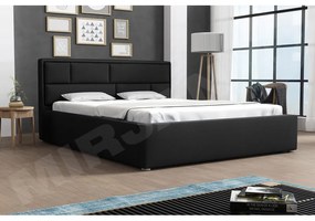 Čalouněná postel s rolovaným roštem Nido, Rozměr postele: 200x200, Potah: Victoria 14 869
