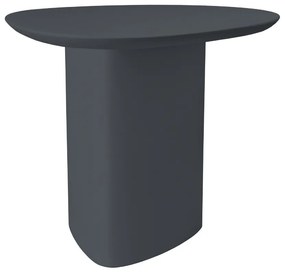 Tmavě šedý lakovaný odkládací stolek RAGABA CELLS 50 x 50 cm