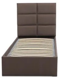 Čalouněná postel TORES bez matrace rozměr 90x200 cm Světle šedá
