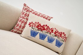 Hanah Home Rohová pohovka LINDEN MINI levá krémová