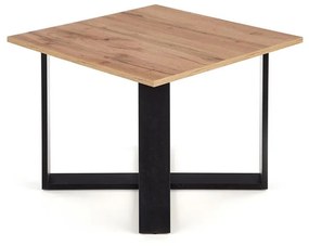 HALMAR CROSS konferenční stolek dub votan/černý