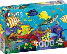 ENJOY Puzzle Podmořská duha / 1000 dílků / od 14 let