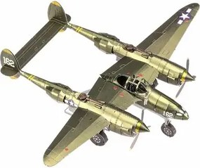 Metal Earth 3D Puzzle Lockheed Martin P-38 Lightning / 73 dílků / od 1