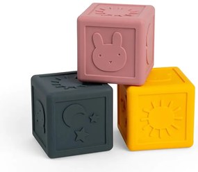 Bigjigs Toys Silikonové senzorické kostky