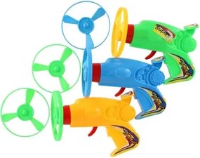 TEDDIES Vystřelovací pistole s vrtulkou / Plast / 12 cm / 3 barvy / od