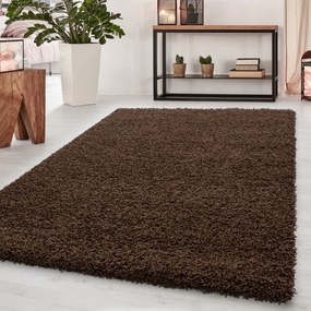 Ayyildiz koberce Kusový koberec Dream Shaggy 4000 brown - 60x110 cm