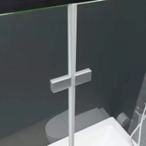 Skládací sprchový kout se 2 panely ESG 95 x 140 cm 144678