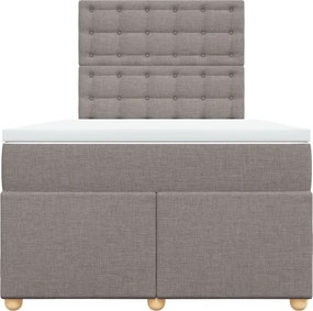 Box spring postel s matrací taupe 120x190 cm textil 3291237