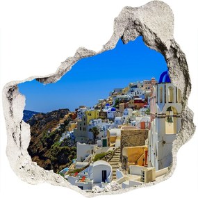 Wallmuralia Samolepící nálepka Santorini Řecko 75x75 cm