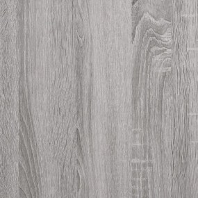 Nástěnné police 4 ks šedé sonoma 80x50x1,5 cm kompozitní dřevo - Default Title