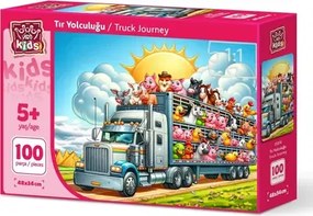 ART PUZZLE 35414 Puzzle Cesta truckem / 100 dílků / od 5 let