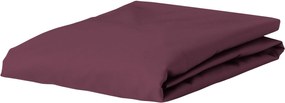 Prostěradlo s gumou Premium Percale 180 x 210 cm fialové