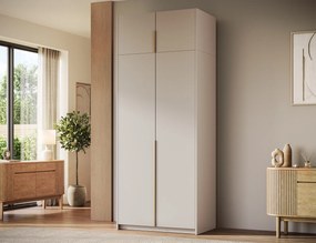 ADRK Furniture Bregma II s nástavcem Skříň s otočnými dveřmi ADRK-W-BREG-100-KG