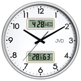 JVD Nástěnné netikající tiché hodiny s podsvícením JVD DH239.1  POSLEDNÍ KS STAŇKOV