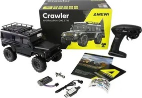 AMEWI AMXRock Mini-D90 černá / RC auto crawler / 1:16 / RTR / 4WD / 2.
