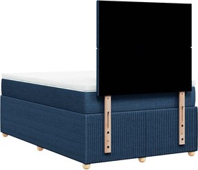 Box spring postel s matrací černá 120x190 cm textil 3291994