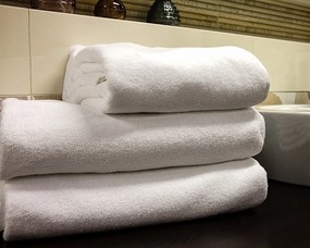 Tibex Froté ručník BOBBY, bílý, 50x100cm