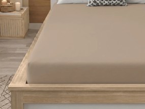 Prostěradlo z mikrovlákna MICROVELLE béžové 180x200 cm