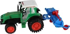 TEDDIES Traktor s vlekem s rotavátorem / Setrvačníkový pohon / 52 cm /