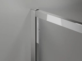 Mexen Exo, posuvný sprchový kout 150 x 120 cm, čiré sklo, chromový profil, 8151-150-120-01-00