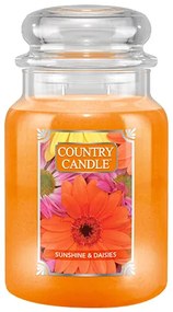 Country Candle Vonná Svíčka Sunshine & Daisies, 652 g