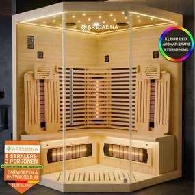 Artsauna Infrasauna Malmö 140, přírodní