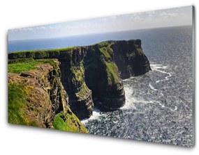 akrylový obraz Skála Moře Krajina 125x50 cm