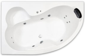 Arttec Niké Surf 160 x 105 cm vana hydromasážní akrylátová levá PAN04400