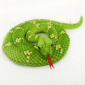Dlouhý plyšový had - více variant i velikostí Barva: zelený had A, Rozměry: 190-200 cm